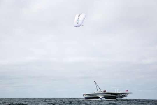 Kite propulsion lands in the production boat in 2019