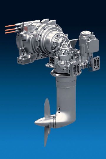 ZF and Torqeedo team up for electric azimuthal saildrive