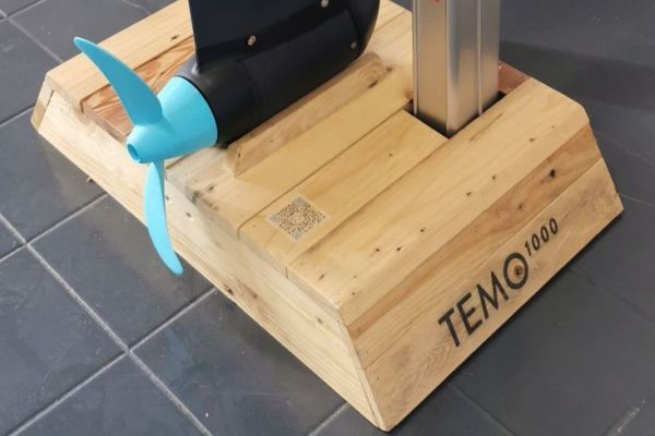 Temo collaborates with Ti Wood on displays for its new electric motor